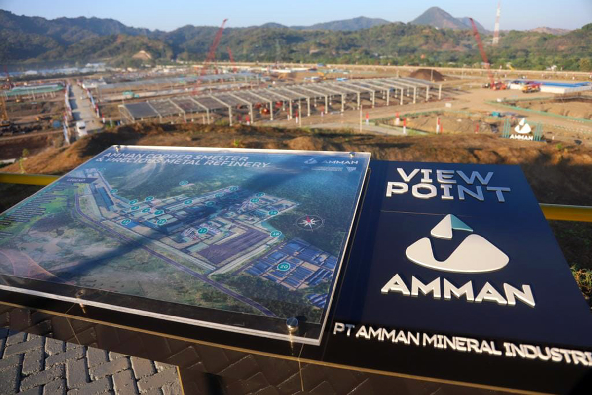 1.200 Orang Tenaga Kerja Lokal Bekerja di Proyek Smelter Amman Mineral